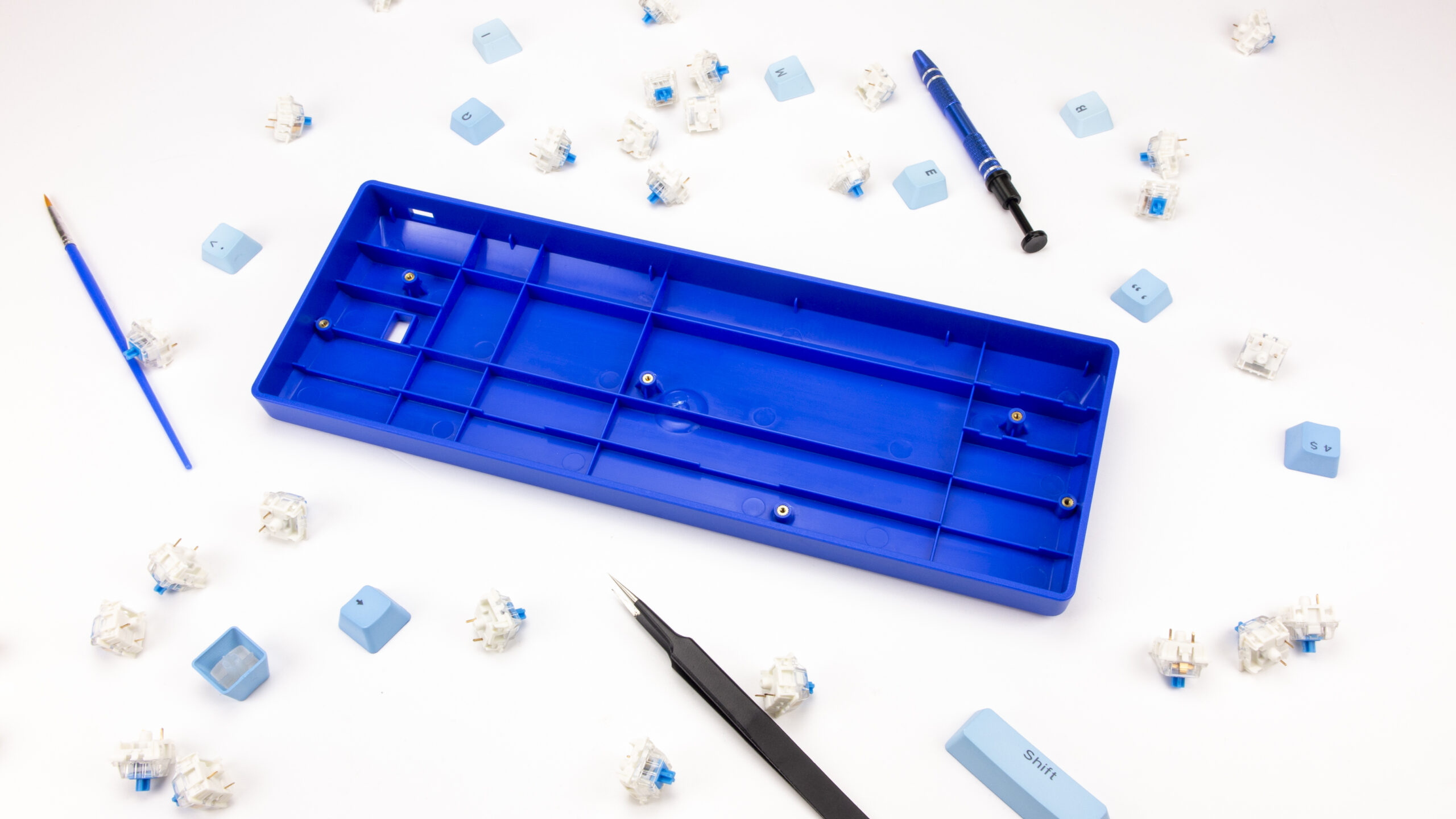 Mechanical Keyboard 60% Plastic Case Blue | Reelag